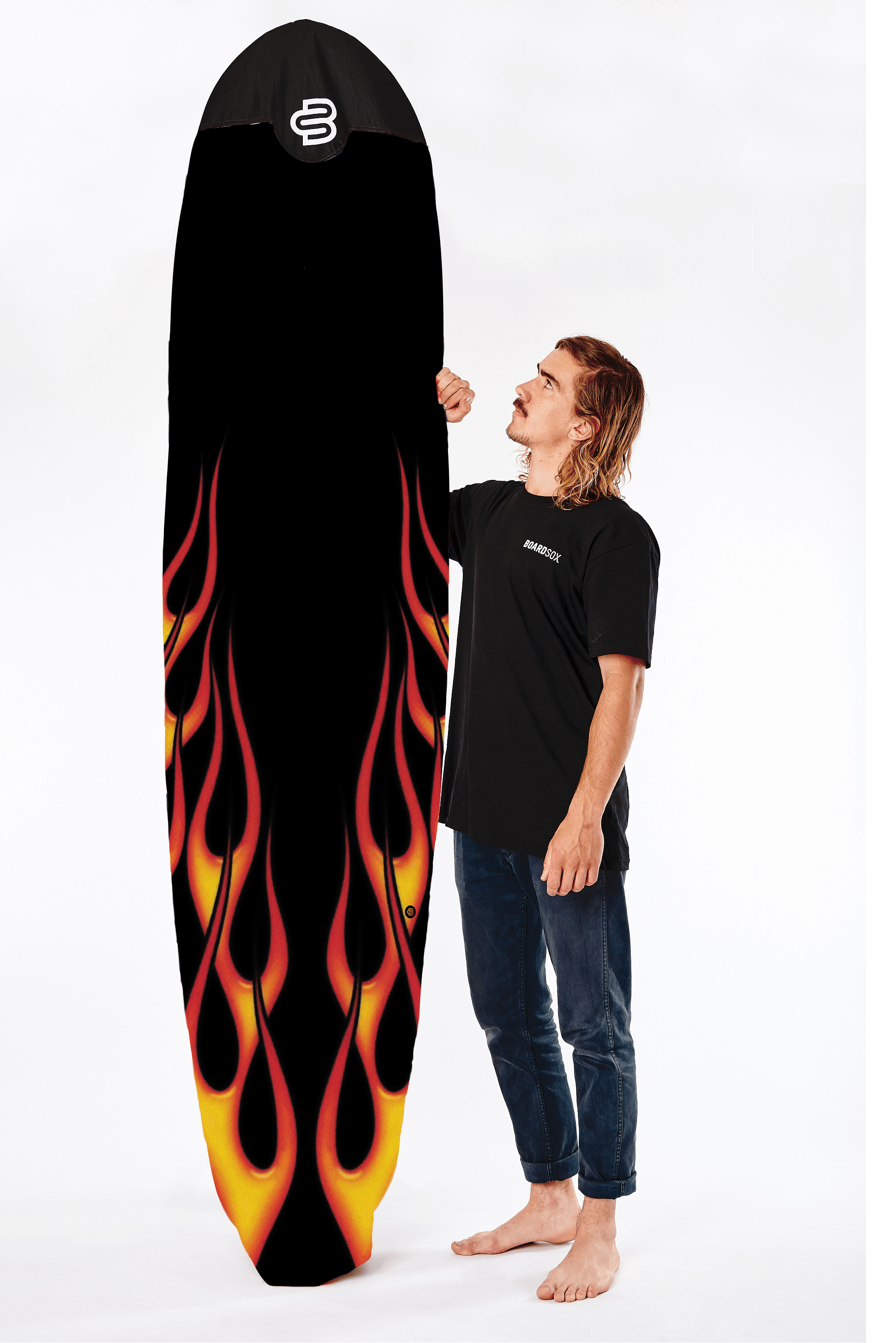 Flames Recycled Longboard Cover – BoardSox®